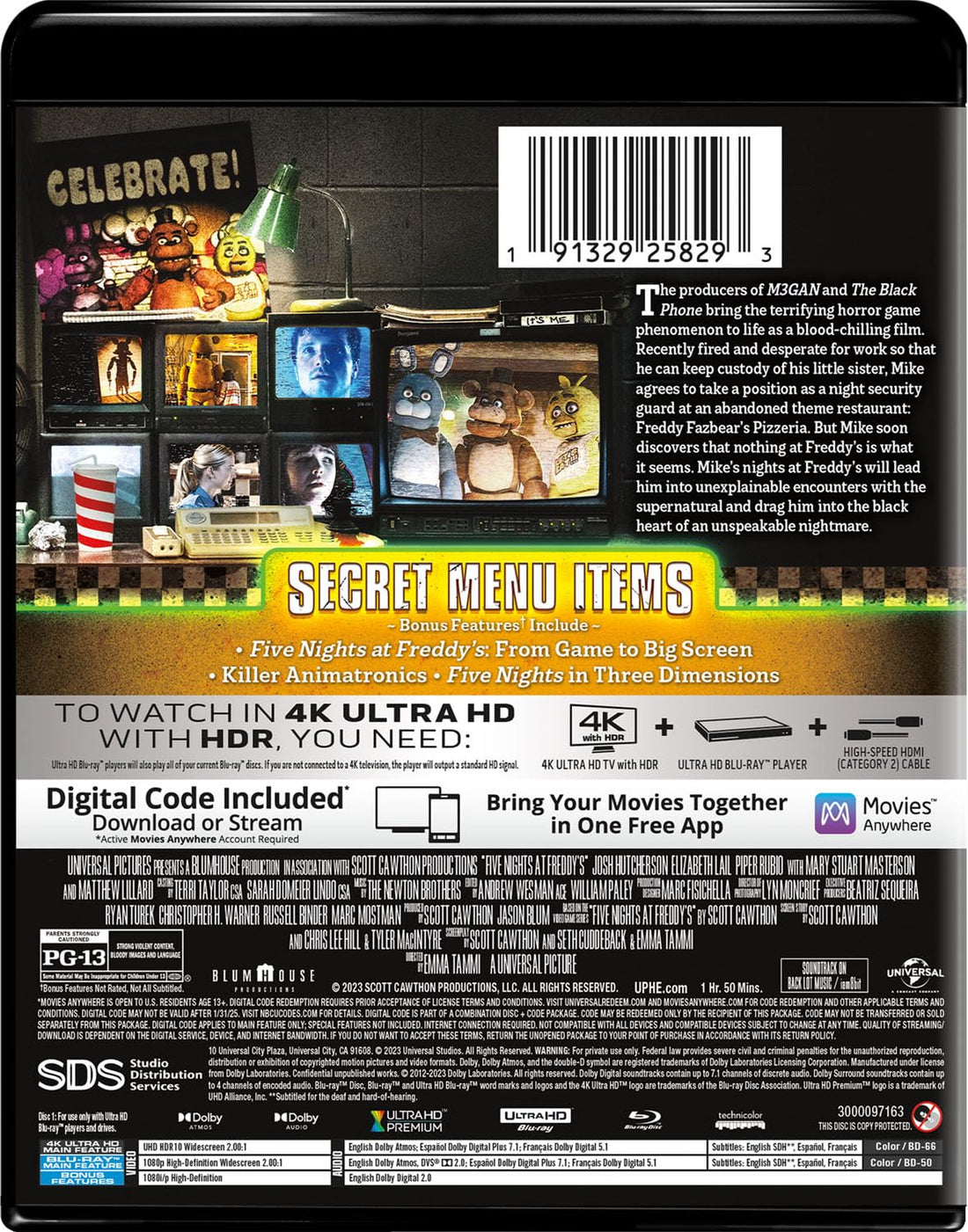 Five Nights at Freddy's - Night Shift Edition (4K Ultra HD + Blu-ray ...