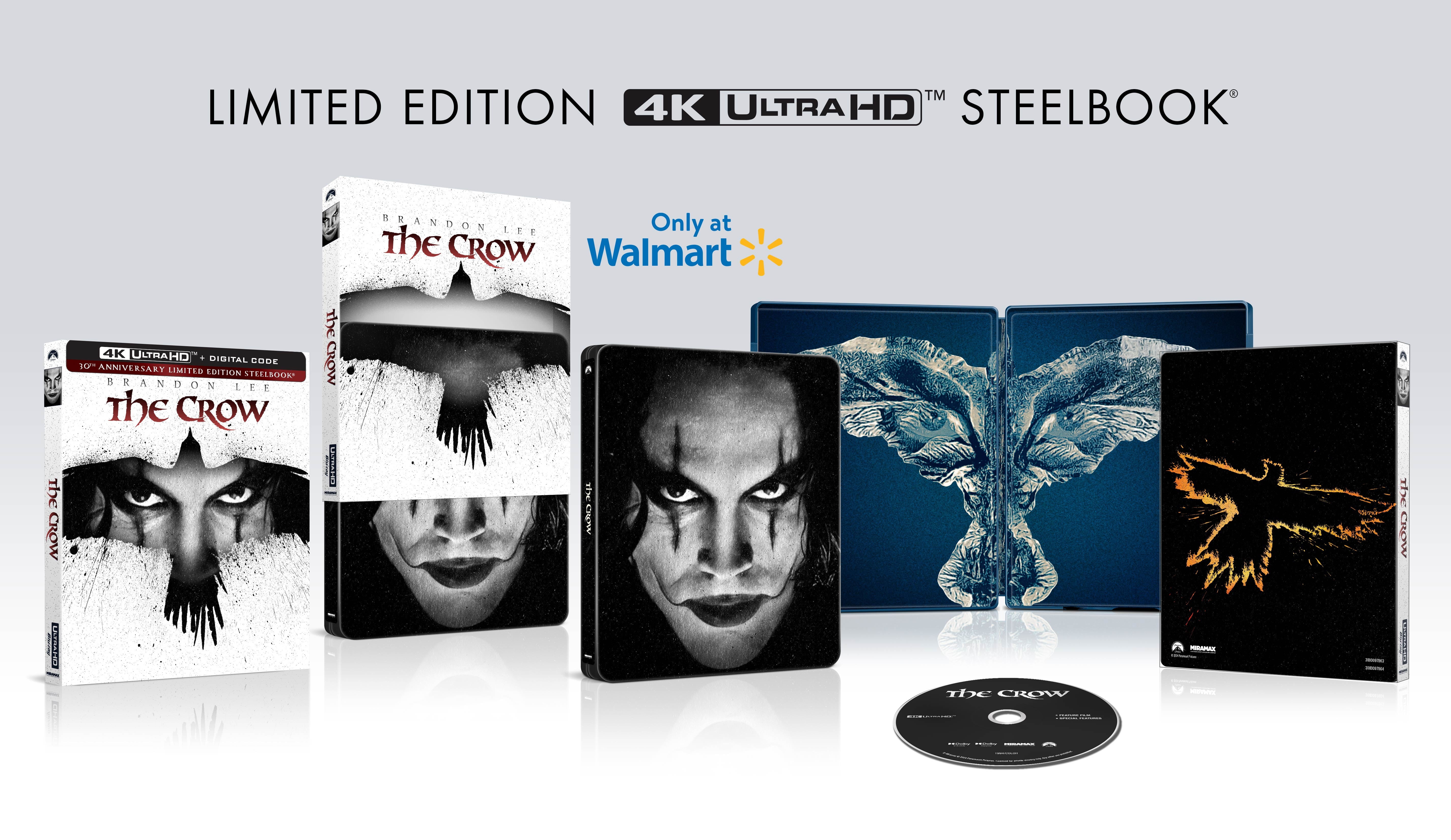 The Crow - Steelbook [4K Ultra HD + Digital] – Physical Media Vault